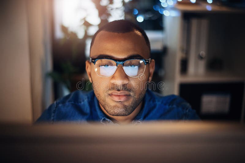 Lets Get these Deadlines Done. a Young Businessman Working on a ...