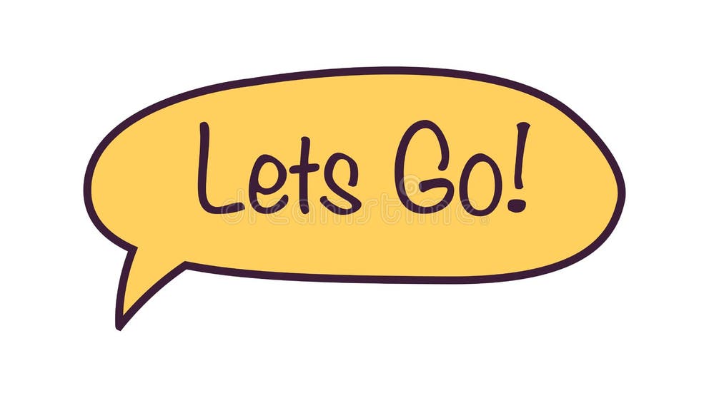 Comic Speech Bubble Lets Go Stock Illustrations – 28 Comic Speech ...