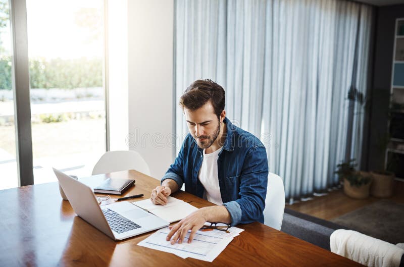 Lets Have a Look through these Figures. a Handsome Young Businessman ...