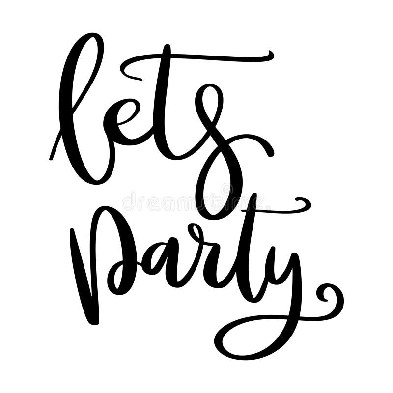 Party Lettering Stock Illustrations – 289,362 Party Lettering Stock ...