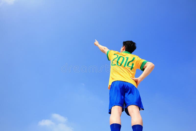 Lets play soccer now stock image. Image of ball, brasil - 38459499