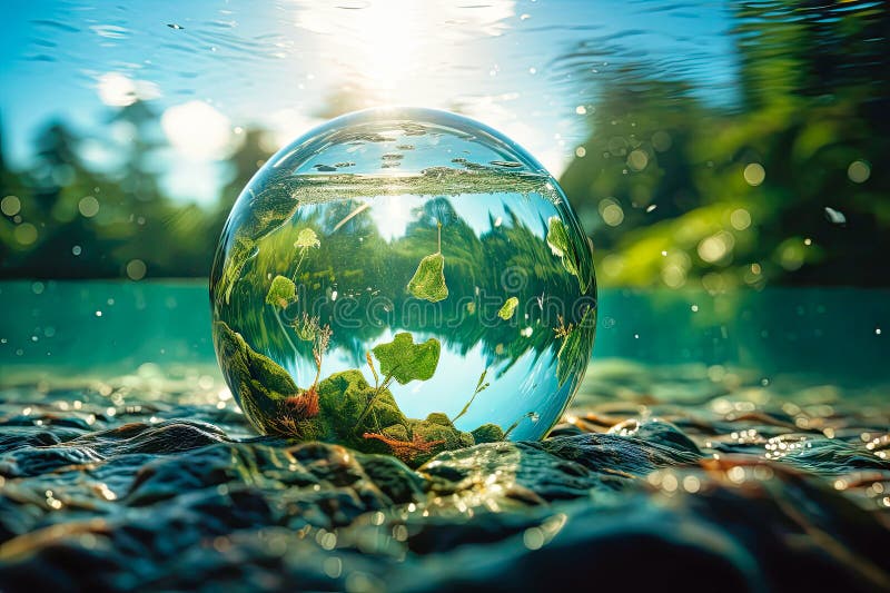 Lets Save Nature for Future Generations Ecological Stock Photo - Image ...