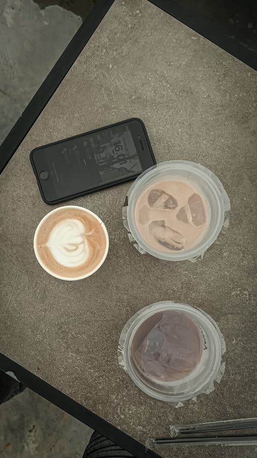 Lets Take a Coffee in the Evening Stock Photo - Image of iron, skin ...