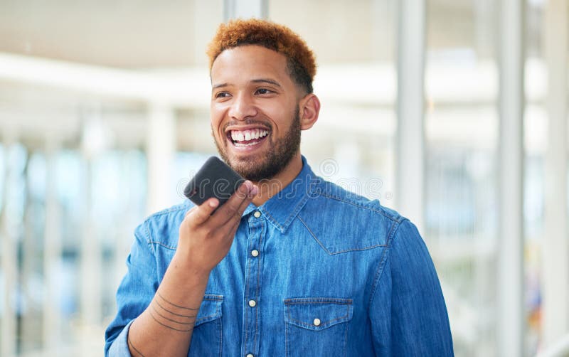 Lets Talk More about this Over Lunch. a Young Businessman Using a ...