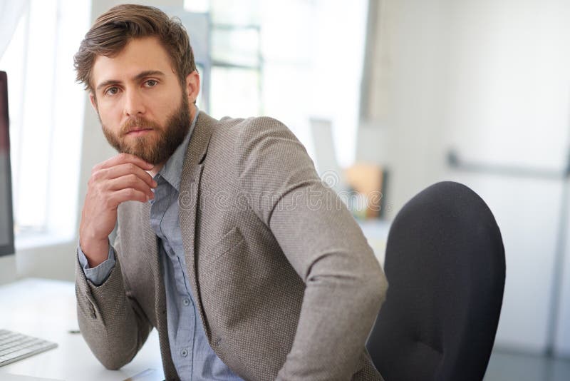 Lets Talk about Solutions. Portrait of a Handsome Creative Professional ...