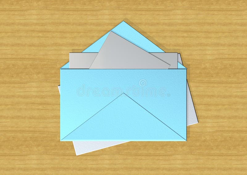 Envelopes Table Stock Illustrations – 216 Envelopes Table Stock ...