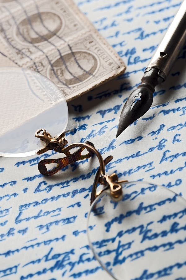 Letter stock image. Image of correspondence, pencil, mail - 2198787