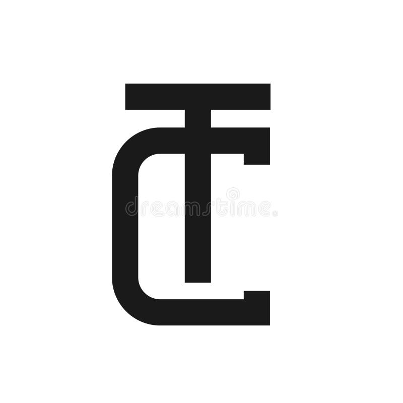 CT Letter Bold Style Logo Template. Stock Vector - Illustration of logo ...