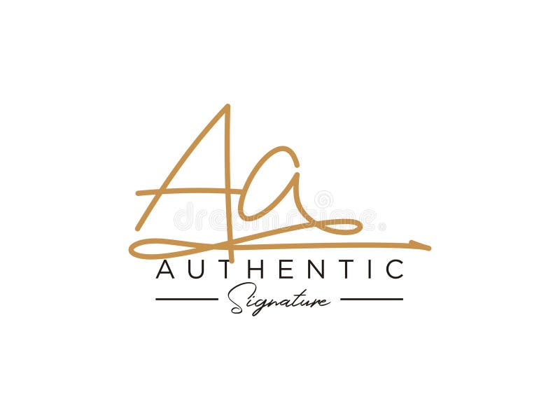 Aa Signature Stock Illustrations – 362 Aa Signature Stock Illustrations ...