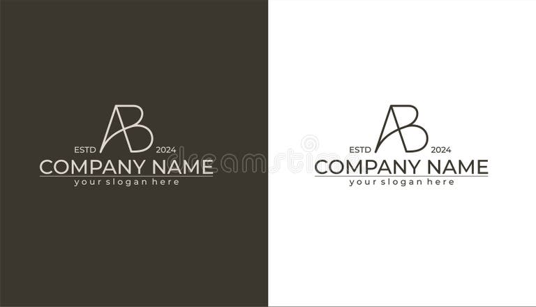 AB Logo. Letter AB Logo Design Letter AB Luxurious. Letter Logo ...