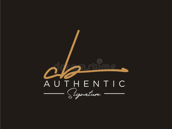 Letter AB Signature Logo Template Vector Stock Vector - Illustration of ...