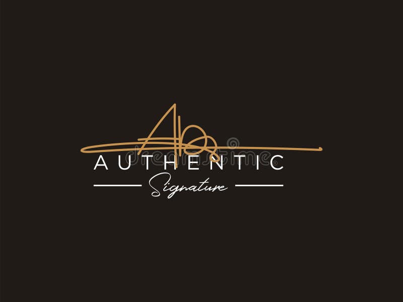 Ab Signature Stock Illustrations – 418 Ab Signature Stock Illustrations ...