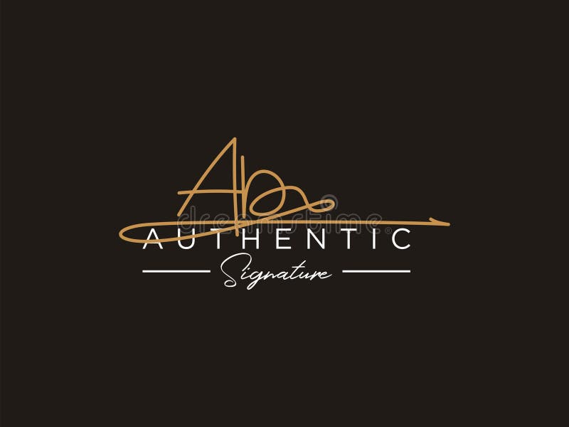 Ab Signature Stock Illustrations – 415 Ab Signature Stock Illustrations ...