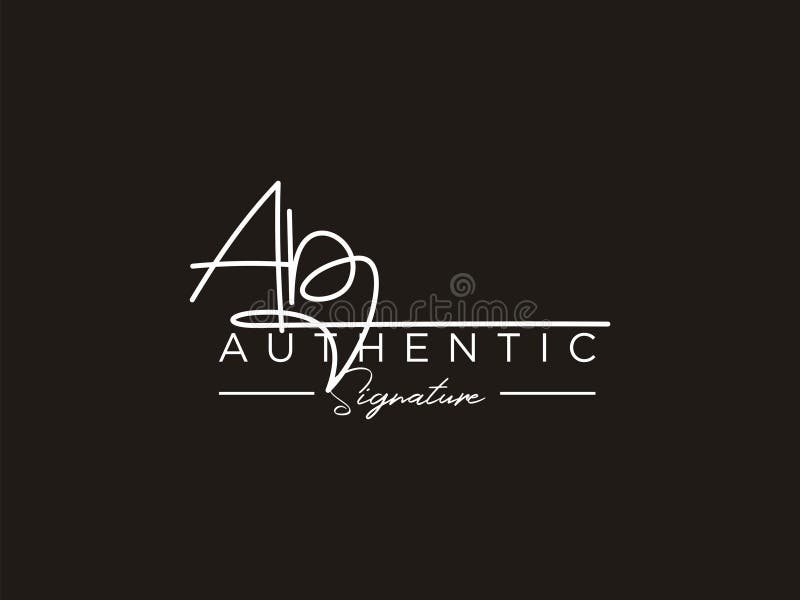 Ab Signature Stock Illustrations – 418 Ab Signature Stock Illustrations ...