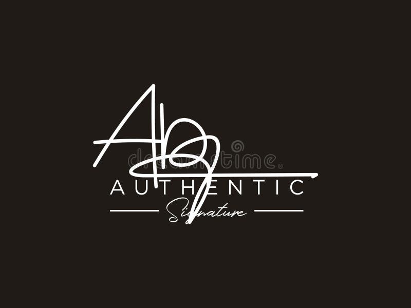 Ab Signature Stock Illustrations – 415 Ab Signature Stock Illustrations ...