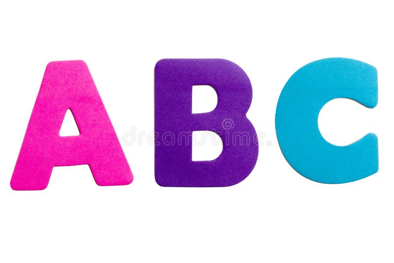 Letter ABC stock image. Image of label, education, assemble - 17681931