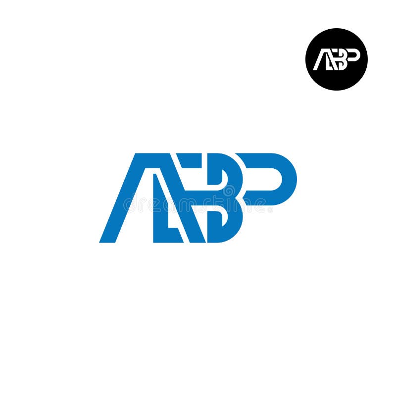 Letter ABP Monogram Logo Design Stock Vector - Illustration of logos ...