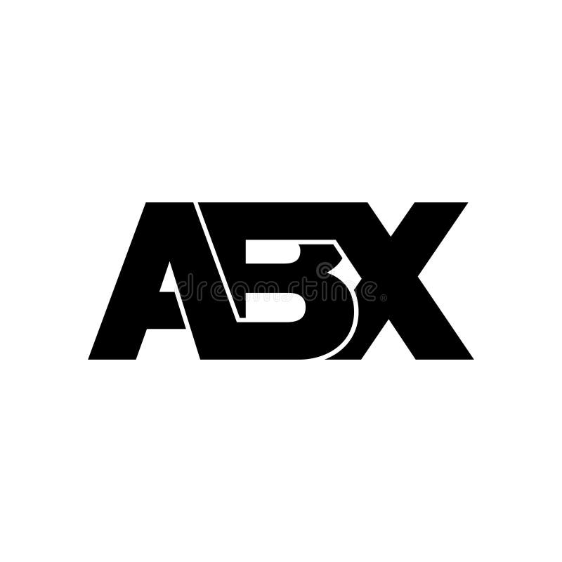 Letter ABX Simple Monogram Logo Icon Design. Stock Vector ...