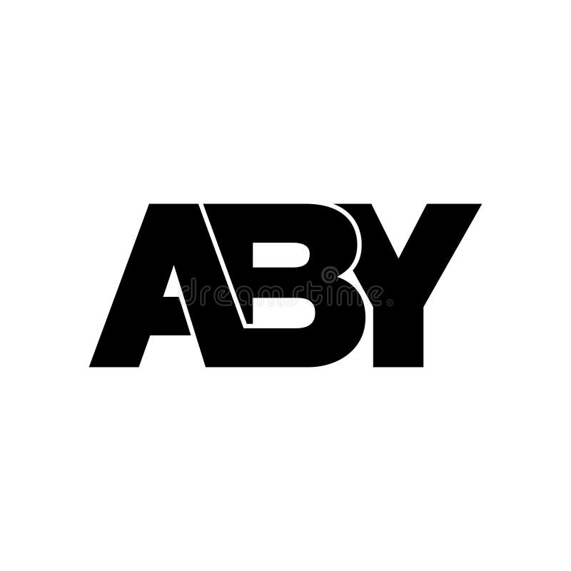 Letter ABY Simple Monogram Logo Icon Design. Stock Vector ...