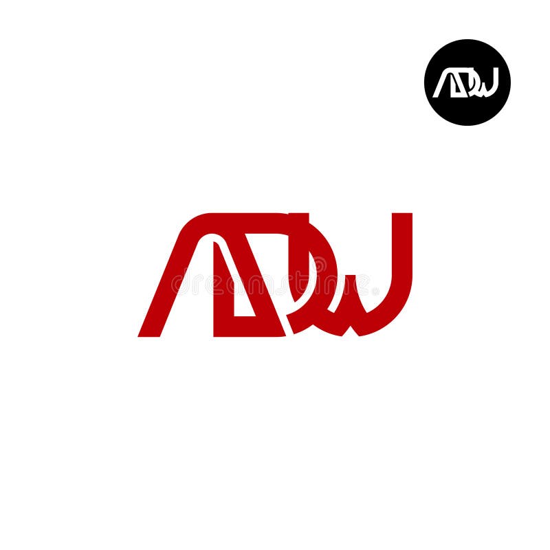 Adw Monogram Stock Illustrations – 15 Adw Monogram Stock Illustrations ...