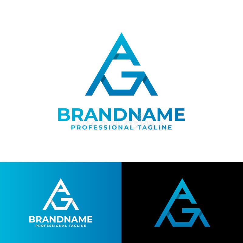 Letter AG Monogram Logo, Suitable for Business with AG or GA Initials ...