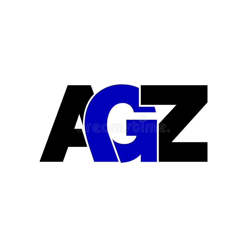 Letter AGZ Simple Monogram Logo Icon Design. Stock Vector ...