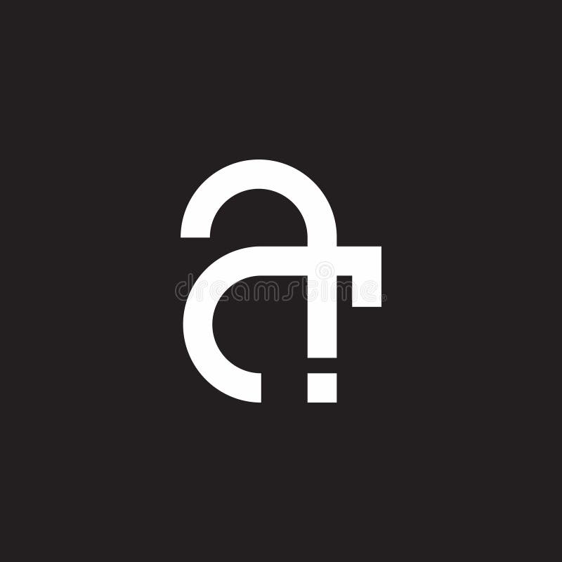 Letter Aj Simple Geometric Line Logo Vector Stock Vector - Illustration ...