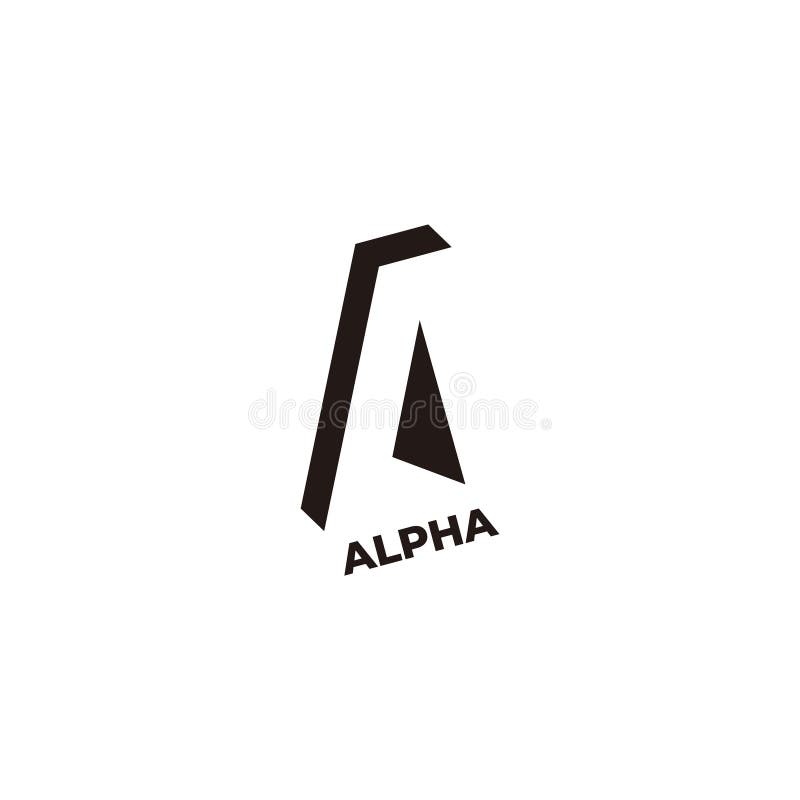 Alpha Abstract Logo, Symbol Vector Design Stock Vector - Illustration ...