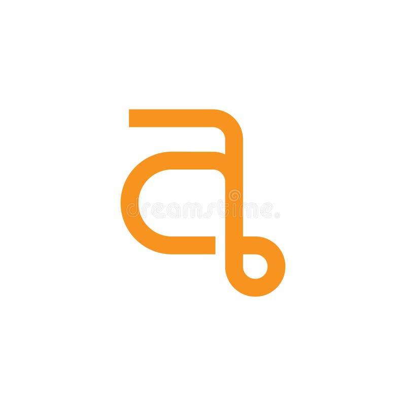 Letter a Alpha Infinity Loop Simple Linear Logo Vector Stock Vector ...
