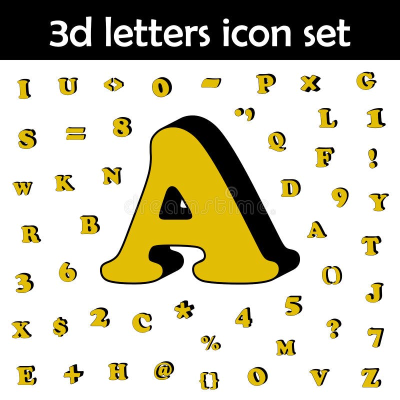 Letter M, Alphabet, 3D Icon. Element of 3D Color Alphabet for Mobile ...