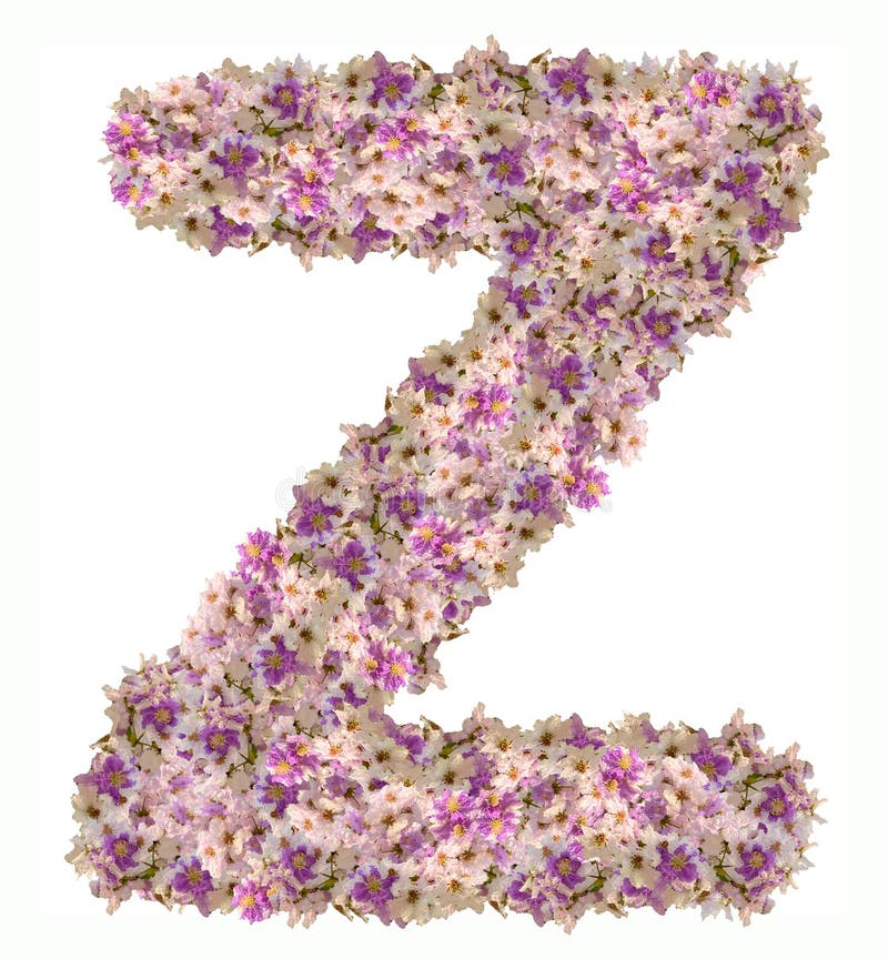 Letter Alphabet with Flower ABC Concept Type As Logo. Stock ...