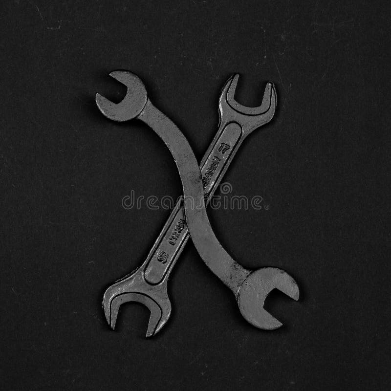 Letter X. Alphabet Made of Repair Tools Stock Image - Image of object ...