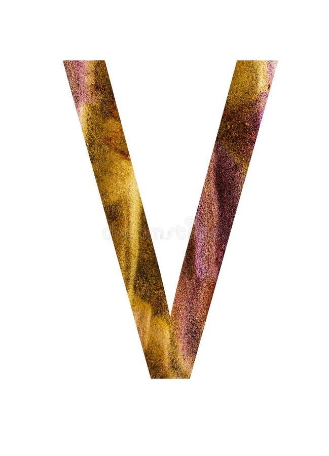 Letter v of alphabet stock illustration. Illustration of children ...