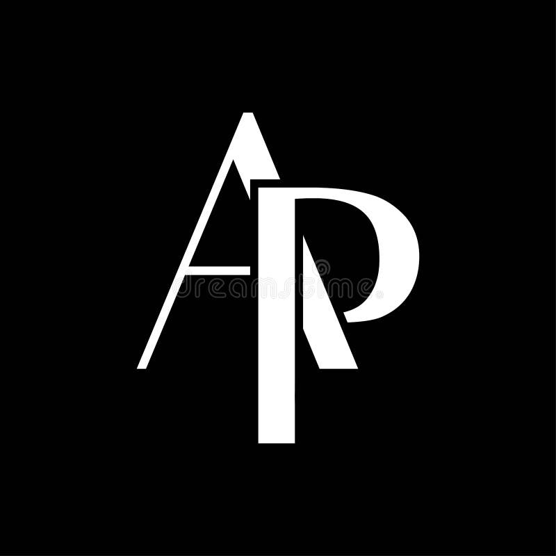 AP Letter Logo Design. Creative Modern AP Letters Icon Illustration ...