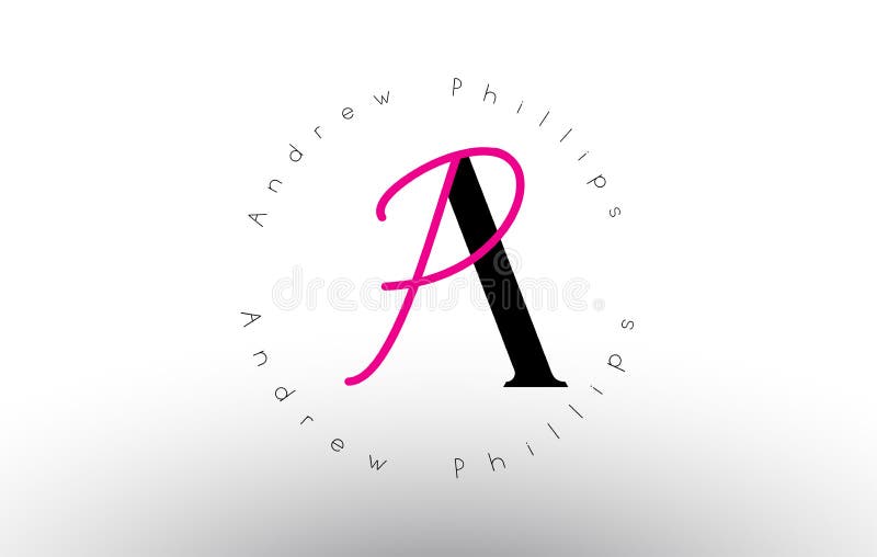 Letter AP Signature Minimalistic Monogram Vector Logo. Simple AP Icon ...