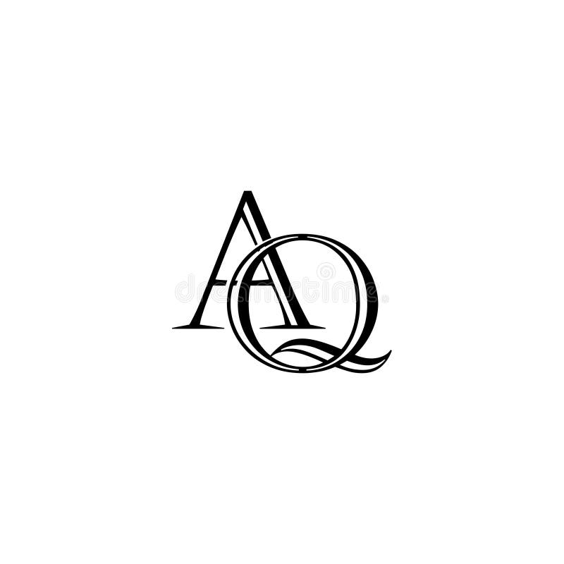 Letter AQ Combination for Company Design Logo Branding Letter Element ...