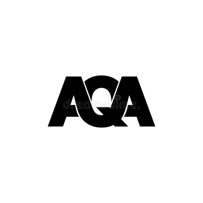 Letter AQA Simple Monogram Logo Icon Design Stock Vector - Illustration ...