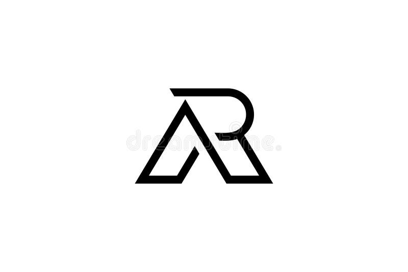 Letter AR Logo Design Vector Stock Vector - Illustration of design ...