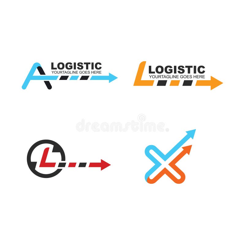 Arrow Logistic Modern Business Creative Logo Stock Vector ...
