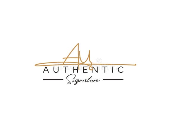 Letter AU Signature Logo Template Vector Stock Vector - Illustration of ...