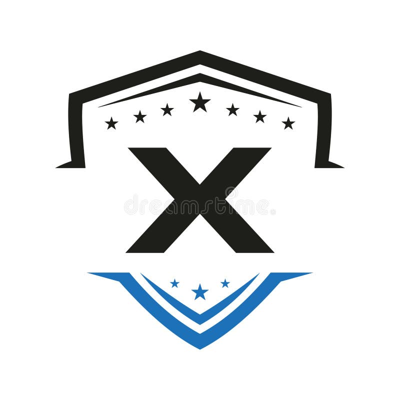 Letter X Automotive Shield Logo Vector Template. Transportation Logo ...