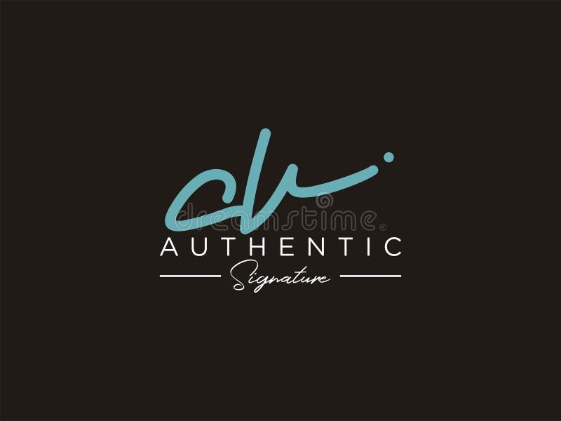 Letter AV Signature Logo Template Vector Stock Vector - Illustration of ...