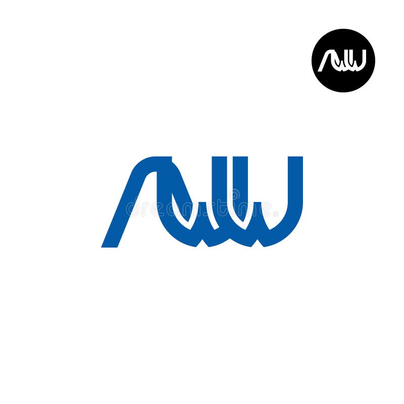 Aww Monogram Stock Illustrations – 13 Aww Monogram Stock Illustrations ...