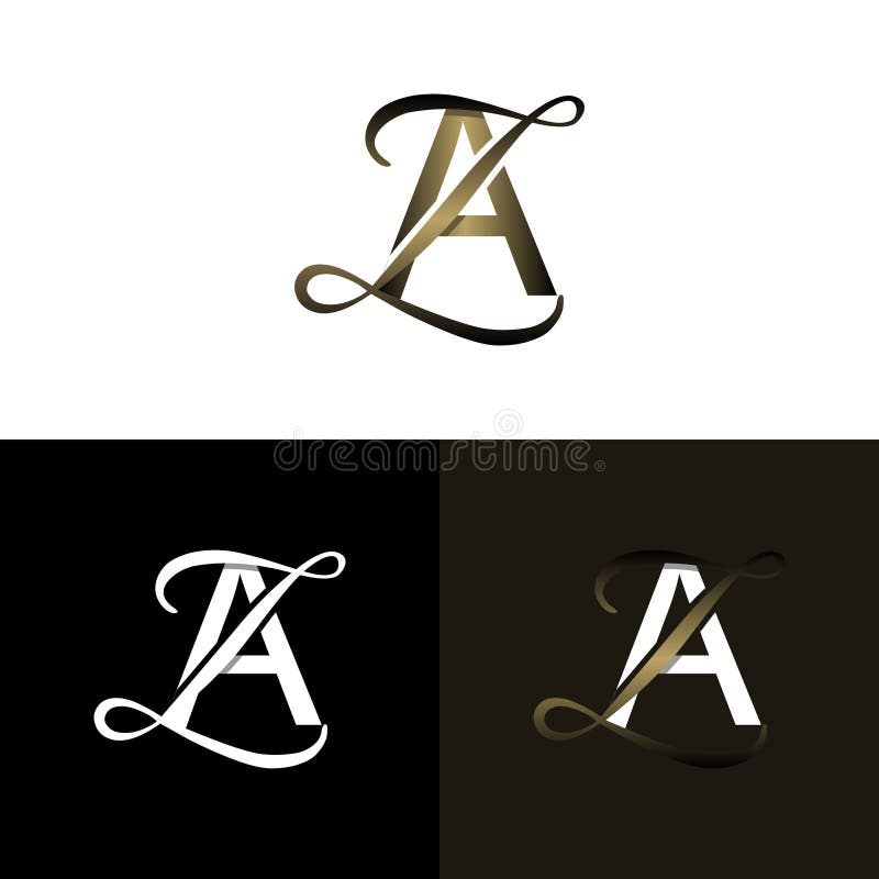 Letter AZ Luxury Modern Monogram Logo Vector Design, Logo Initial ...