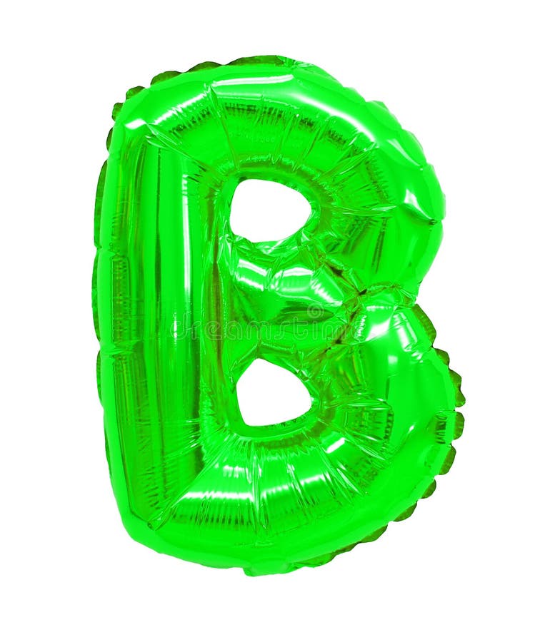 Letter b from a balloon stock photo. Image of children - 131967926