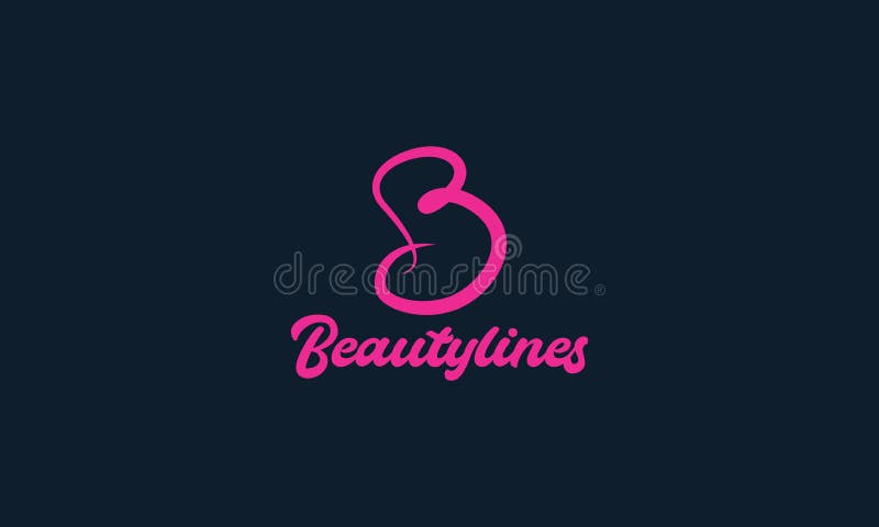 Beauty Line Inner Dress Logo Design Vector Graphic Symbol Icon Sign ...