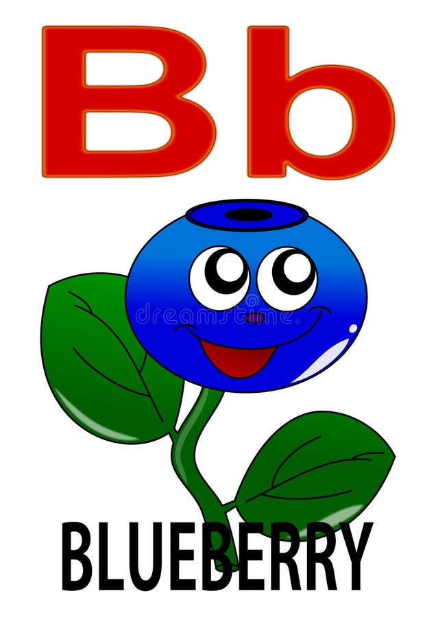 Alphabet Fruit Letter B Stock Illustrations – 193 Alphabet Fruit Letter ...
