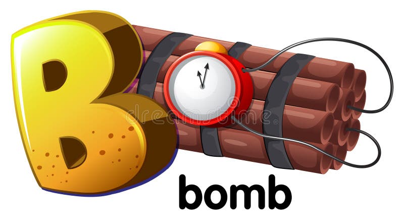 Letter Bomb Sensation Cartoon Stock Illustration - Illustration of ...