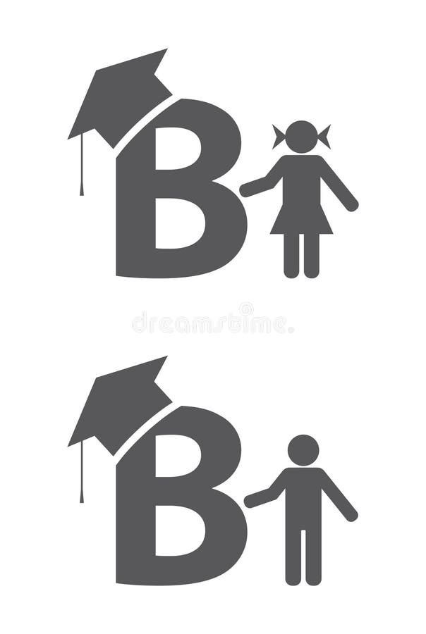 Letter b in cap stock vector. Illustration of abstract - 330519975