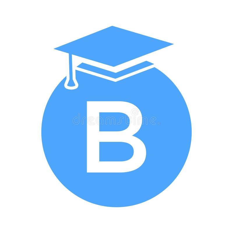 Letter B Education Logo Template. Education Logotype Concept with ...